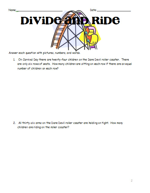 My Favorite Way to Introduce Division… | Teacher Blog Spot