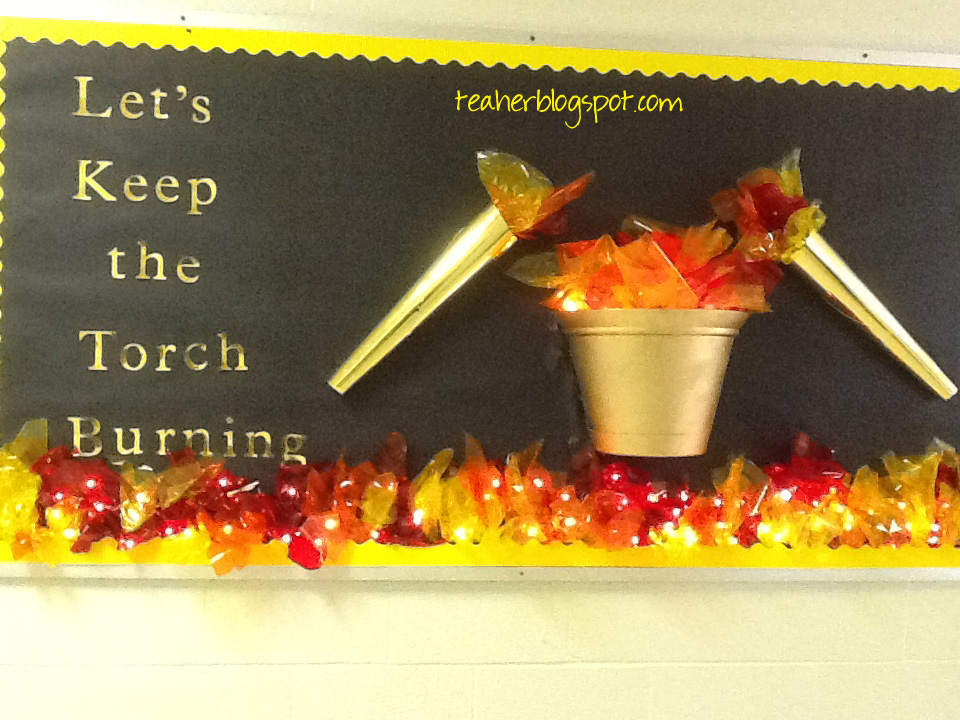 Bulletin Board On Fire! | Teacher Blog Spot